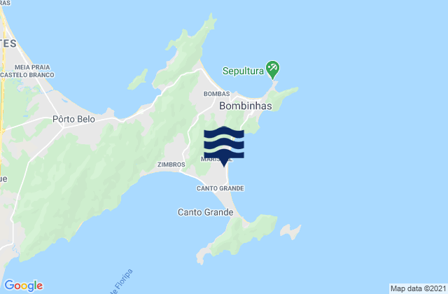Tábua de Marés para Bombinhas | Horário da Maré Alta e Baixa | BR